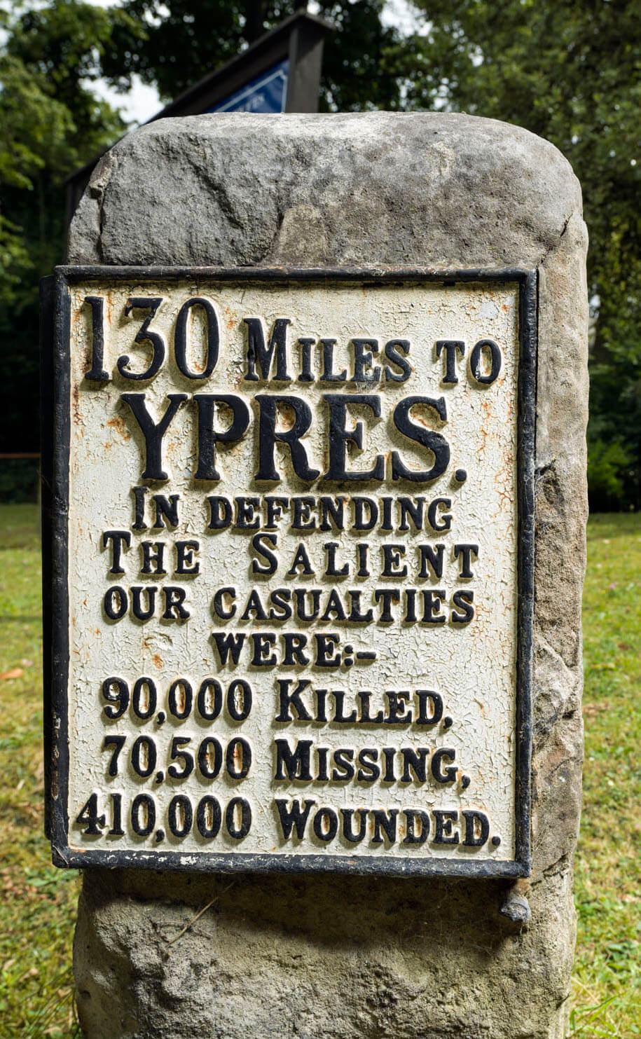 Ypres Memorial Milestone, Royal Borough of Greenwich – The Historic ...