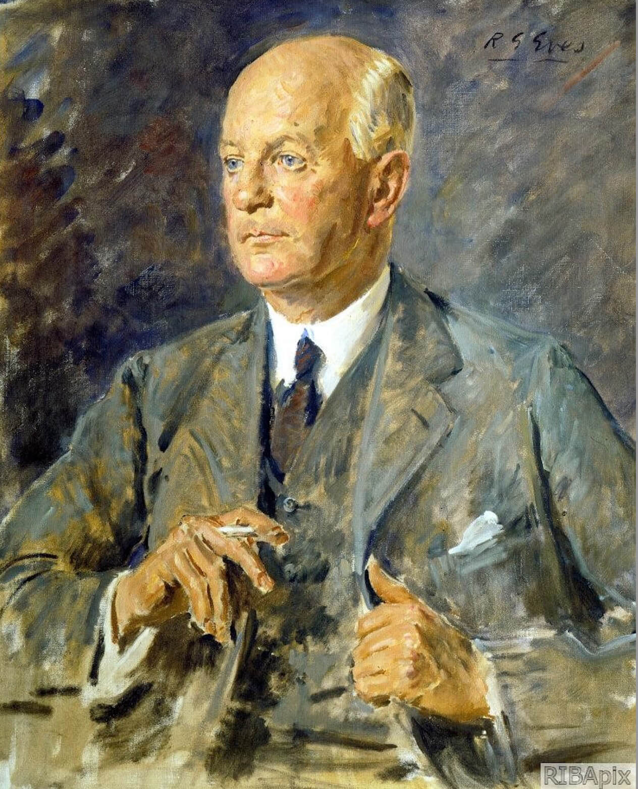 portrait-giles-gilbert-scott-Reginald-Grenville-Eves-1930-riba ...